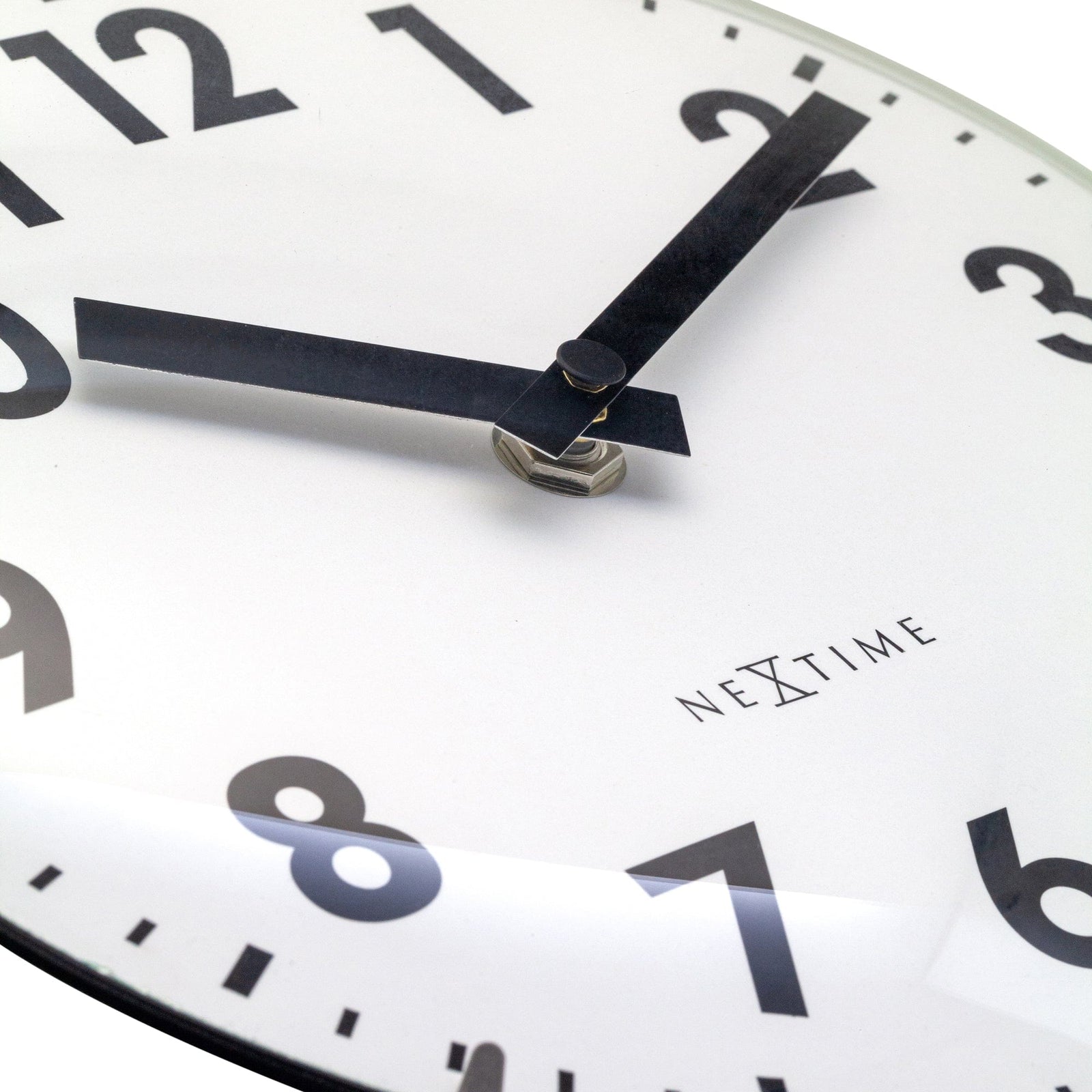 NeXtime - Wall clock/ Table clock- 20 cm- Glass -Dome Shaped Glass ...