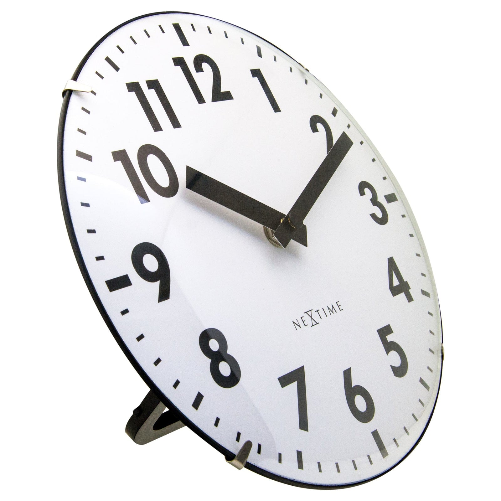 NeXtime - Wall clock/ Table clock- 20 cm- Glass -Dome Shaped Glass ...