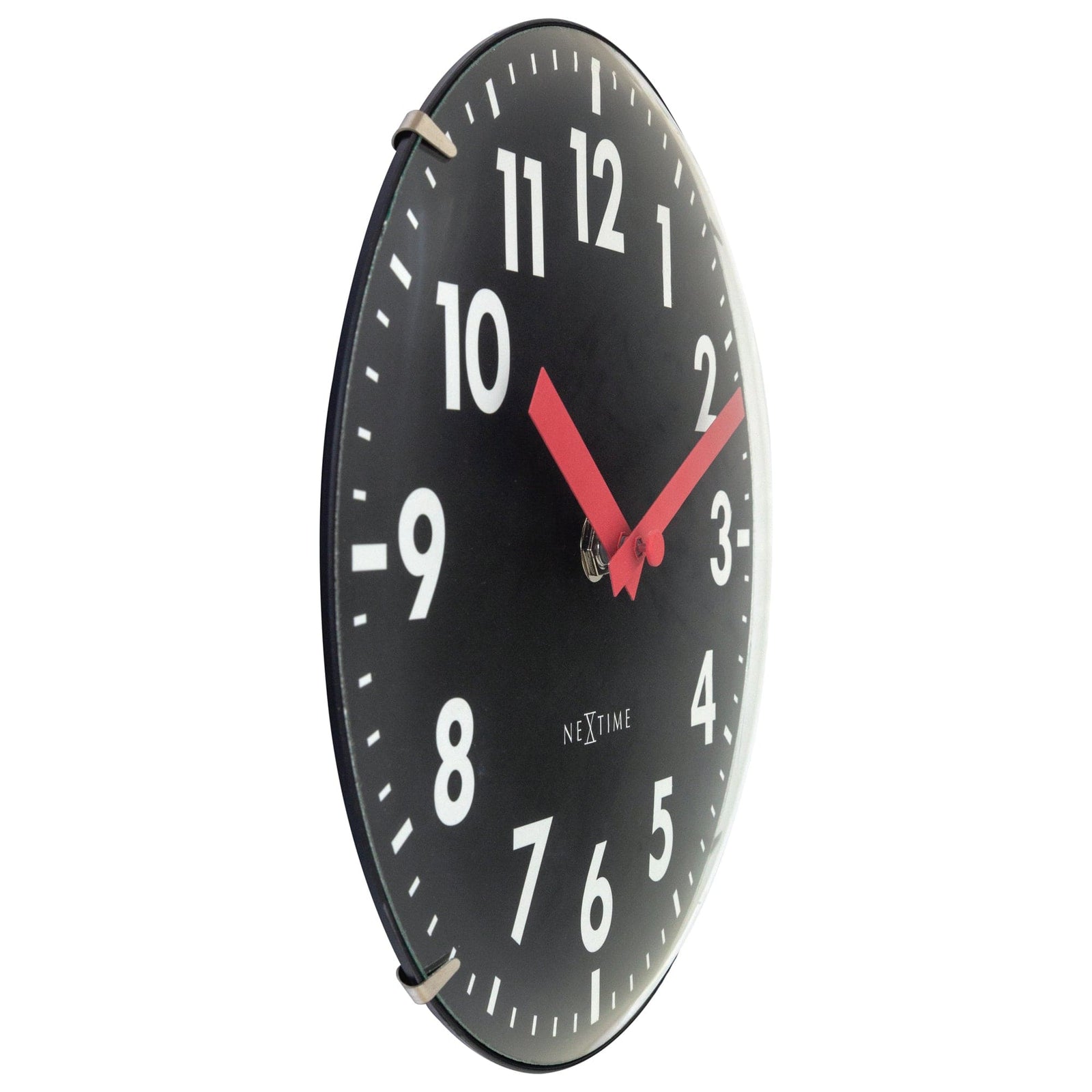 NeXtime - Wall clock/ Table clock- 20 cm- Glass -Dome Shaped Glass ...