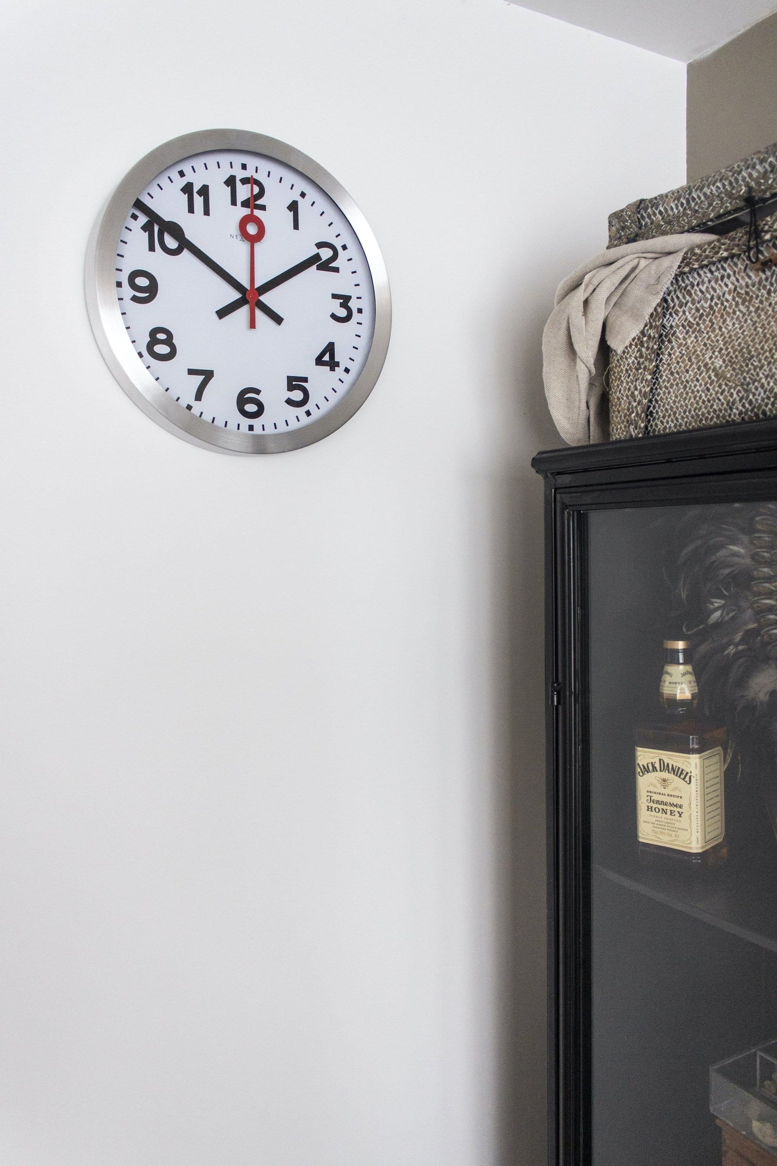 NeXtime - Wall clock/ Table clock - 19 cm -Aluminum - Brushed ...